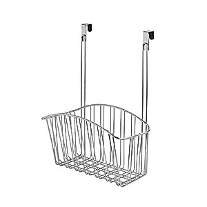 Spectrum Diversified Over-The-Cabinet Contempo Basket, Large, Chrome