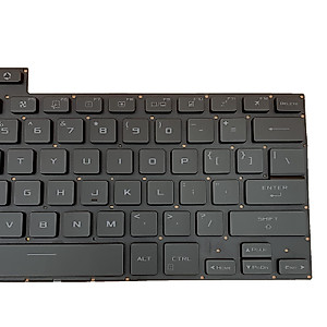 Siakoocty Laptop Replacement US Layout Colorful Backlight Keyboard for ASUS TUF Dash F15 Air FX516P FX516 FA516 6051B1444801