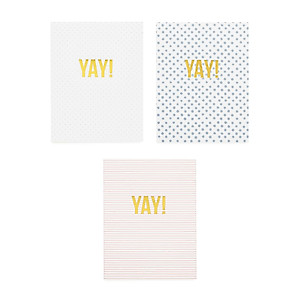 Sugar Paper Cards For Every Occasion Card Box, Greeting Card Assortment Box with Dividers, Set of 12 Greeting Cards and Envelopes, Birthday Cards, Thank You Cards, Generic Cards, Blank Inside, 6.25" x