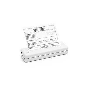 HPRT Portable Printers Wireless for Travel, Bluetooth Printer, MT810 Compatible with Android iOS Phones & Laptops,Thermal Paper for Vehicles Home Use Business