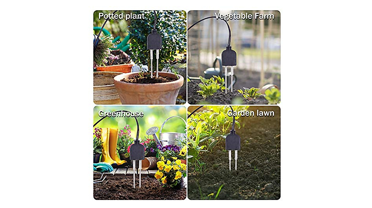 2 Sets Soil Moisture Meter for Smart Plant Care