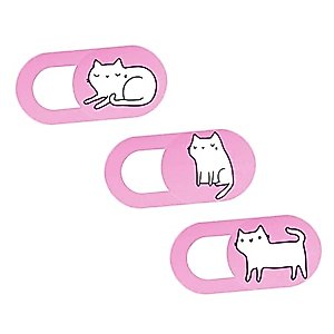 SOLUSTRE 3pcs Camera Cover Slider Cell Phones Computers Laptops Computer Camera Cover Webcam Camera Cover Tablet Camera Cover Laptop Camera Slide Blocker Phone Slide Blocker Pink Protector