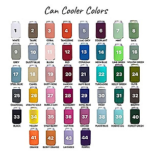 Personalized Can Coolers Set of 50 with Your Text Logo or Image Wedding Favors Bachelor Party Favors Birthday Party Favors
