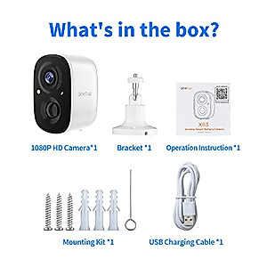 Outdoor Security Camera, Wireless Outdoor Camera with Color Night Vision, AI & PIR Motion Detection, Battery Powered Security Camera Wireless Outdoor, 1080P HD Security Camera, 2-Way Audio, SD/Cloud