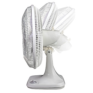 Air King 9102 12-Inch 3-Speed Oscillating Table Fan