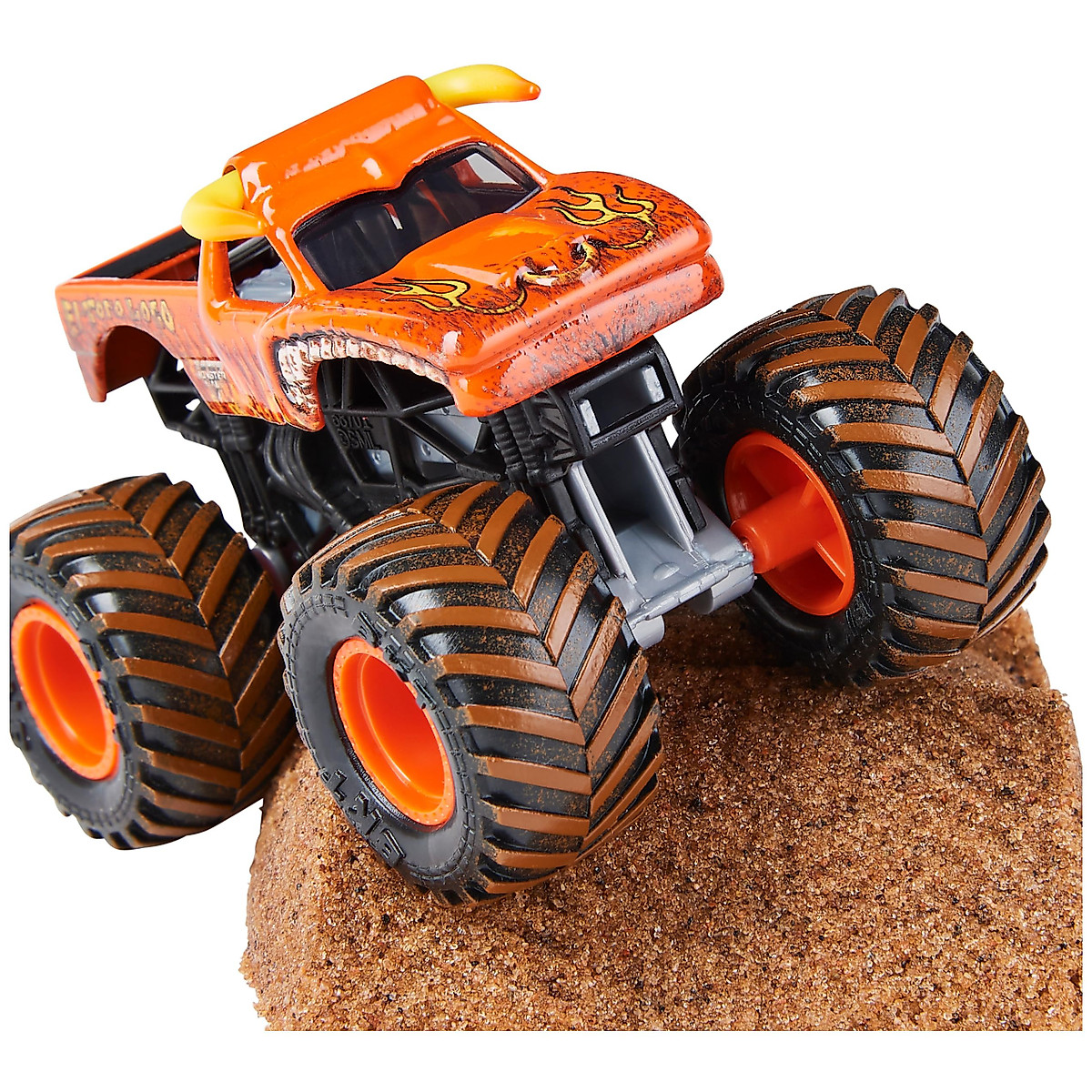 Monster Jam, El Toro Loco Monster Dirt 8oz Starter Set and Official 1:64 Scale Die-Cast Monster Truck, Kids Toys for Boys Ages 3 and up