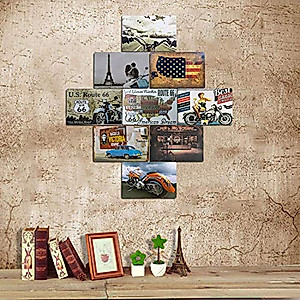 Eeypy Funny Bathroom Metal Warning Mothman Sighting Zone Office Home Classroom Decor Gifts Best Farmhouse Decor Gift Ideas for 8x12 Inch, Tin Sign