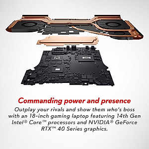 Alienware M18 R2 Gaming Laptop - 18" QHD+ 165Hz 3ms Display, Intel 24-Core i9-14900HX, 64GB DDR5, 4TB SSD, NVIDIA GeForce RTX 4080, Windows 11 Pro, w/cefesfy Accessories