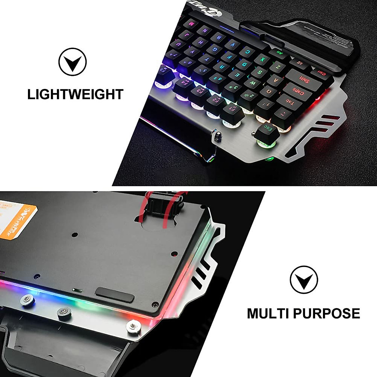 SOLUSTRE Gaming backlit keyboard wireless keyboards Laptop Keyboard keybar Laptop Accessory Notebook Keyboard desktop keyboard keybord wireless keyboard for laptop Metal Accessories abs
