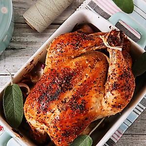 TJ.MOREE Butchers Twine, 3Ply 100m/328 1mmThick Feet Food Safe Cotton Cooking Meat Rope String Bakers Twine Fit to Parcel Sausage and Decorate Crafts (White)