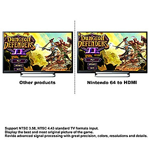 Nintendo64 To HDMI Converter, HD Link Cable N64 To a New HDMI TV, Plug and Play, Restore Game Screen