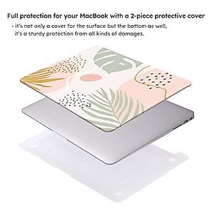 iCasso for MacBook Air 13 inch Case (Release 2010-2017 Older Version), Plastic Hard Shell Protective Case & Keyboard Cover Only for MacBook Air 13 Inch Model A1466/A1369 (Morandi)