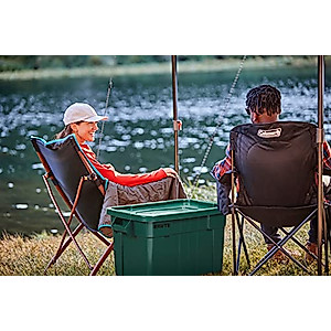 Rubbermaid Commercial Products Brute Tote Storage Container with Lid-Included, 20-Gallon, Dark Green, Rugged/Reusable Boxes for Moving/Camping/Storing in Garage/Basement/Attic/Jobsite/Truck