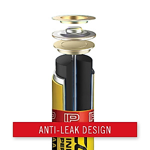 Coast 4 Pack AA Industrial Performance Alkaline Batteries, High-Performance