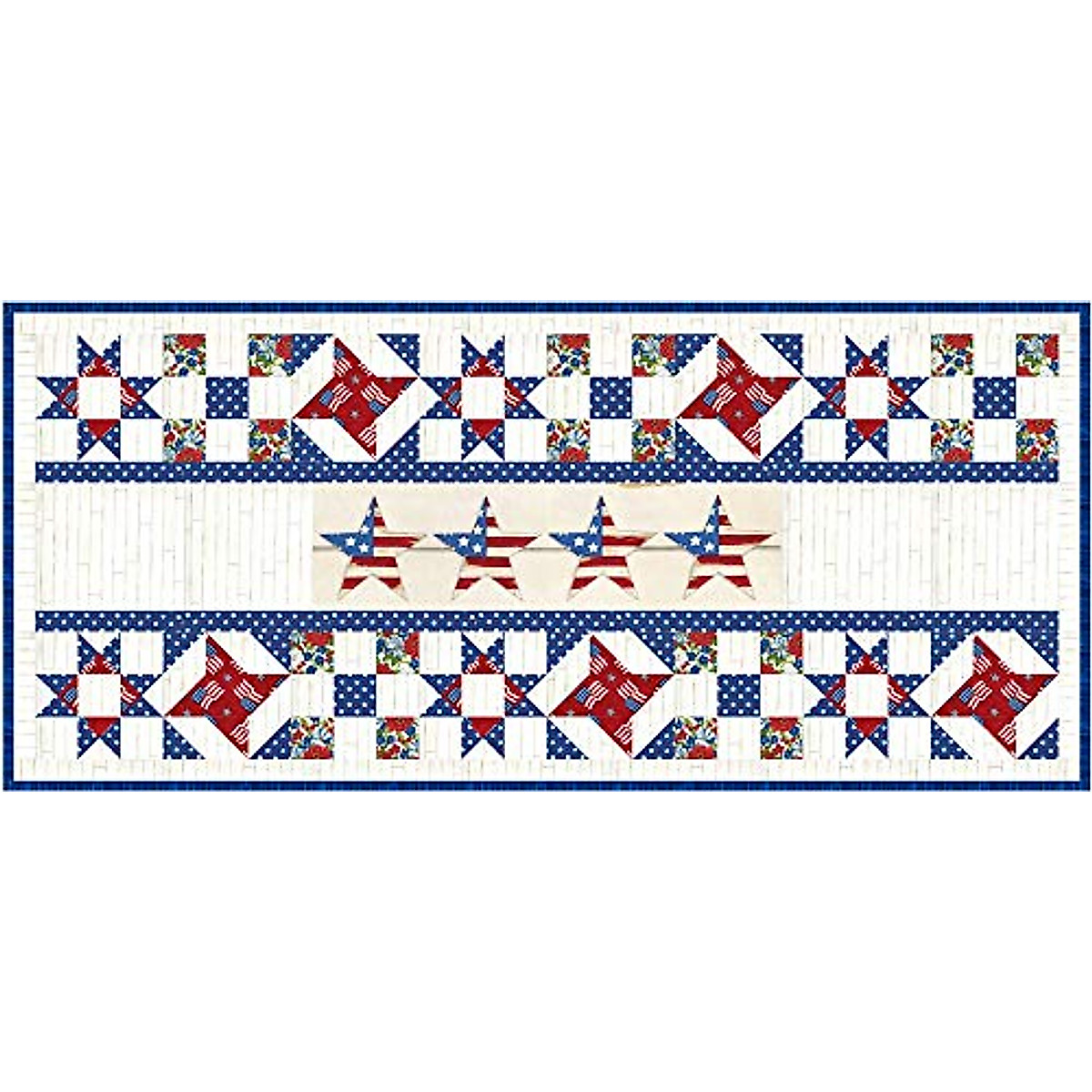 Deb Strain America The Beautiful Sea to Shining Sea Quilt Kit Moda Fabrics KIT19980