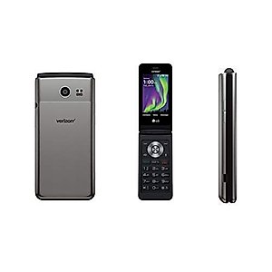 LG - Exalt 4G LTE VN220 with 8GB Memory Cell Phone - Silver (Verizon) (Renewed)