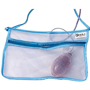 KILI Medical Drain Carrier Pouch - Post Surgery Mesh Drain Holder for Shower or Bath - For Any Surgery That Requires a Drain such as Mastectomy, Augmetation, Ostomy, Tummy Tuck