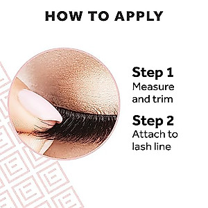 Eylure Press On Pre-Glued False Eyelashes, Naturals, No. 031, 1 Pair