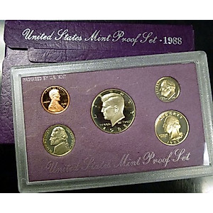 1988 S Proof Set Various US Mint Original Mint Pkg