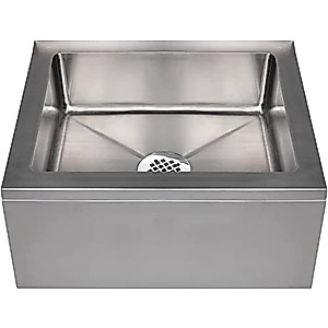 Commercial Stainless Steel Floor Mop Sink 19" x 22" x 12"