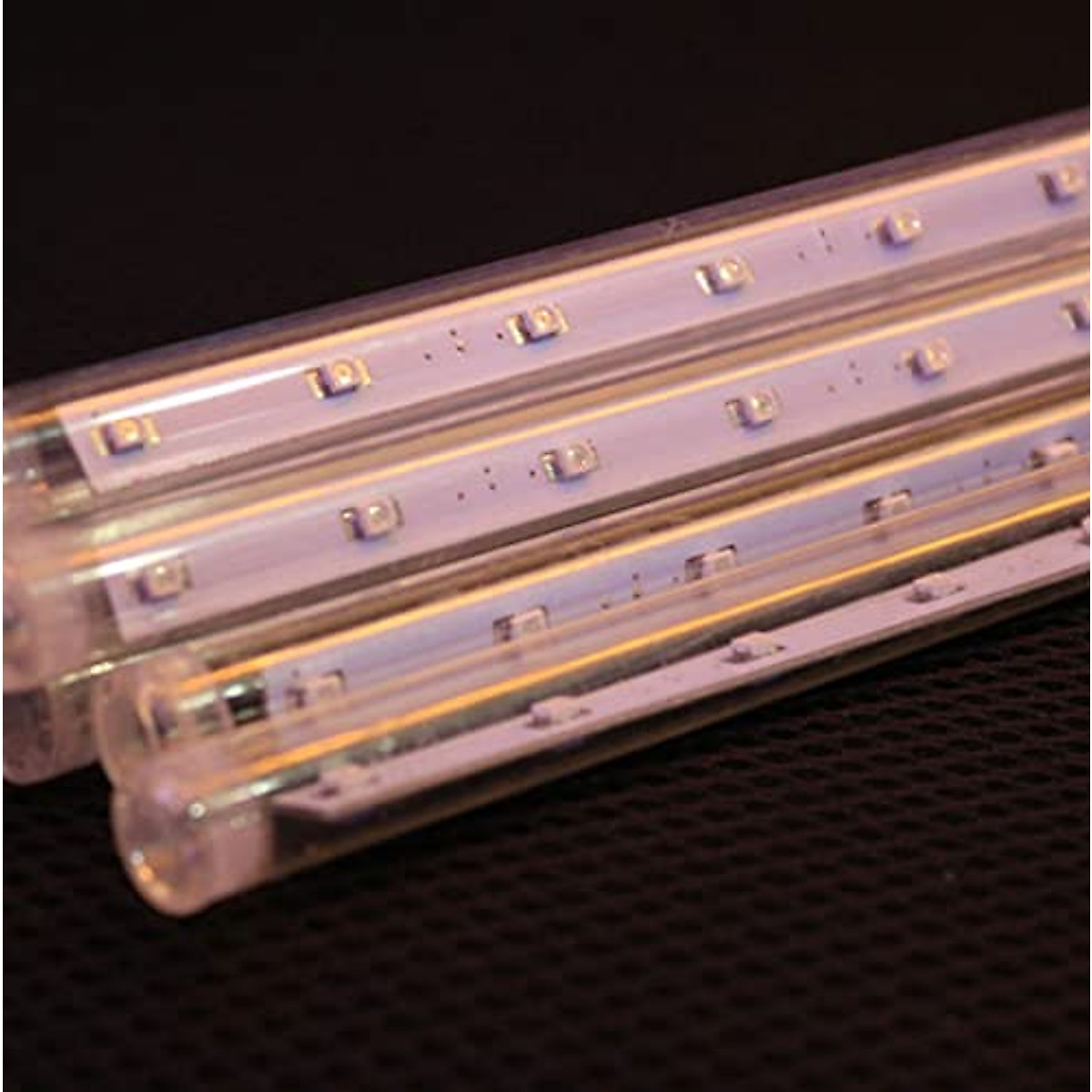 Meteor Shower Light 80cm 8 Tubes 576 LED Waterproof Falling Rain Lights Snow Falling for Home Decor Wedding Garden, White