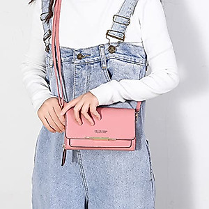 Weilan Small Crossbody Bag for Women,Cell Phone Purse Women's Shoulder Handbags Wallet Purse with Credit Card Slots