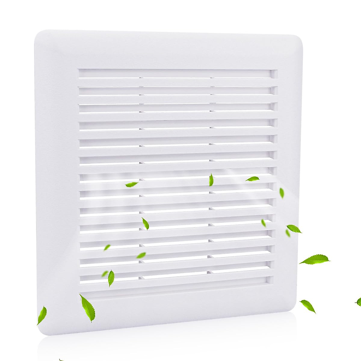 WKZO S97017068 Bathroom Ceiling Fan Grille with Springs Replacement Parts for Bath Fan Fits Models 690 693 VC305C3N VC307C2N 695 and 696N Ventilation Fan - Plastic Grille Cover