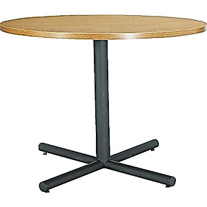 HON XSP36P Single Column Steel Base, 36w x 36d x 27-7/8h, Black