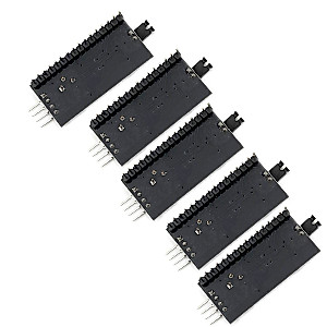 KIRO&SEEU 5pcs 1602 LCD 2004 20x4 i2c LCD Display Adapter IIC//TWI/SPI/I2C Serial Interface Module Shield Compatible with Arduino UNO R3 MEGA2560