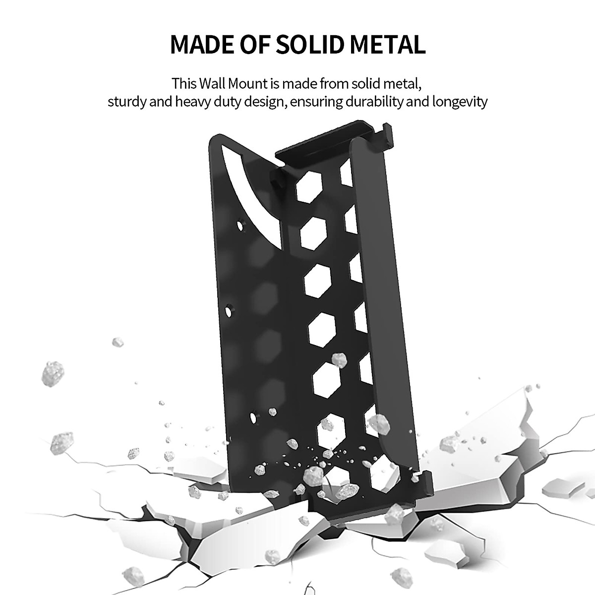 Anbage Wall Mount Holder for Nintendo Switch, Black