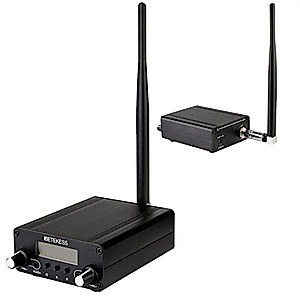 Retekess TR508 FM Transmitter for Church,FM Broadcast Transmitter,Long Range FM Radio Stereo Station with 3.5mm Mic Audio Jack for Drive in Movie,Parking Lot,Home,Library,Fcc Certified