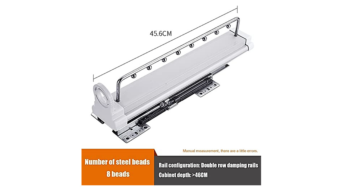 Heavy Duty Retractable Closet Pull Out Rod,Extendable Valet Rod ...