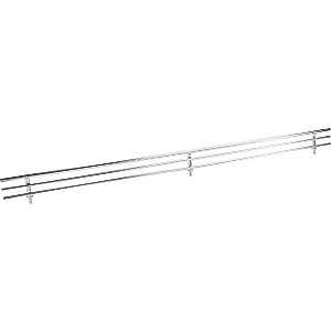 Hardware Resources SF29-PC Wire Shoe Shelf Fence, Polished Chrome