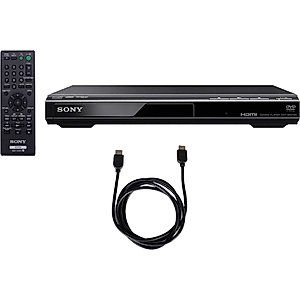 Sony DVPSR510H - DVD Player Bundle with Deco Gear 6ft High Speed HDMI Cable