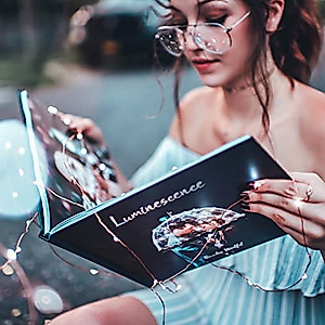 Blingstar Solar String Lights, 2 Pack Each 100 LED 8 Modes Solar Fairy Lights Outdoor Waterproof, Copper Wire Christmas Lights for Tree Garden Patio Yard Party Wedding Decoration, Cool White 33ft