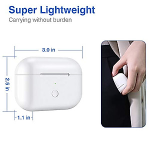 Upgraded Charging Case Compatible with Charging Case Air Pod Pro, Replacement Compatible with Wireless Charger Case Pro with Bluetooth Pairing Sync Button