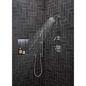Katalyst 24805-CP Parallel 2.5 gpm Single-Function Showerhead Air-Induction Technology, Polished Chrome