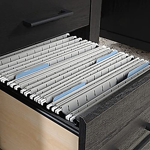 Sauder® Summit Station 66"W Executive Desk, Raven Oak