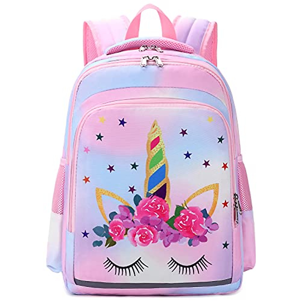 CAMTOP Girls Backpack for School Kids Backpacks Preschool Kindergarten Elementary Bookbag(Rainbow,Age 3-9 Years)