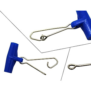 40pcs Strength Duty Blue Fishing Line Slides with Nice Snap High Strength Fish Slider Tackle Box Kit