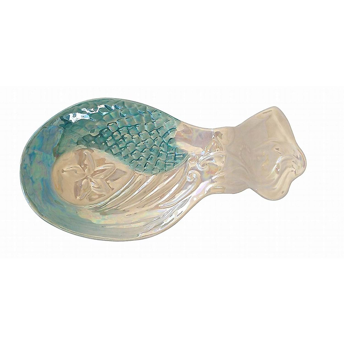 Blue Sky Ceramic Mermaid Spoon Rest, Multi