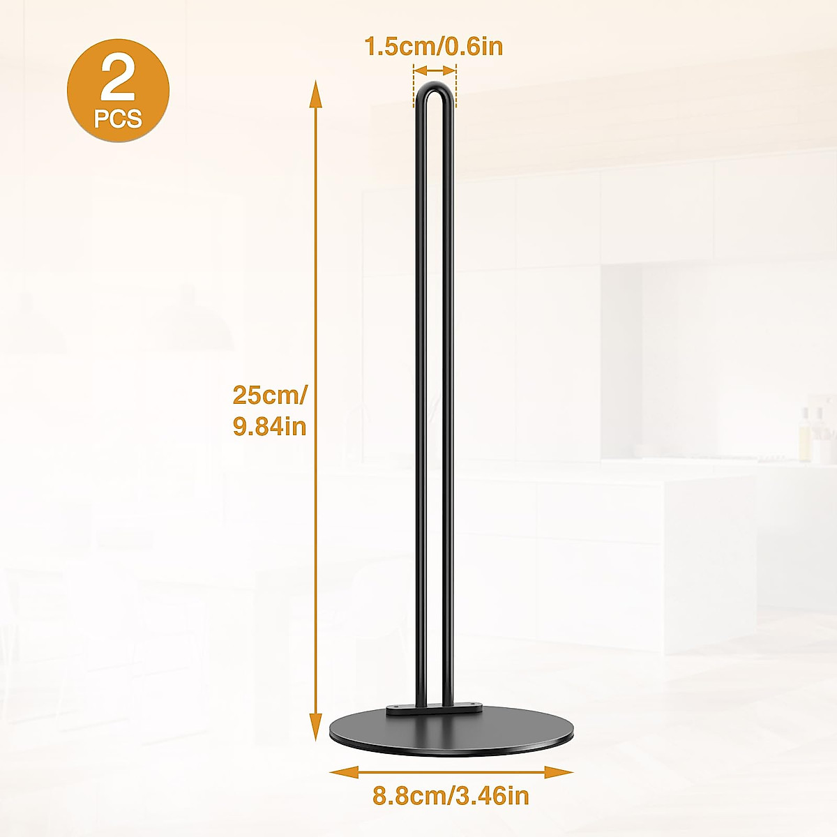 songsoso 2 Pack Tumbler Lid Organizer: Cup Lid Organizer - Each Vertical Storage Up to 11 Lids for Yeti/Stanley/Simple Modern Cup Lids.