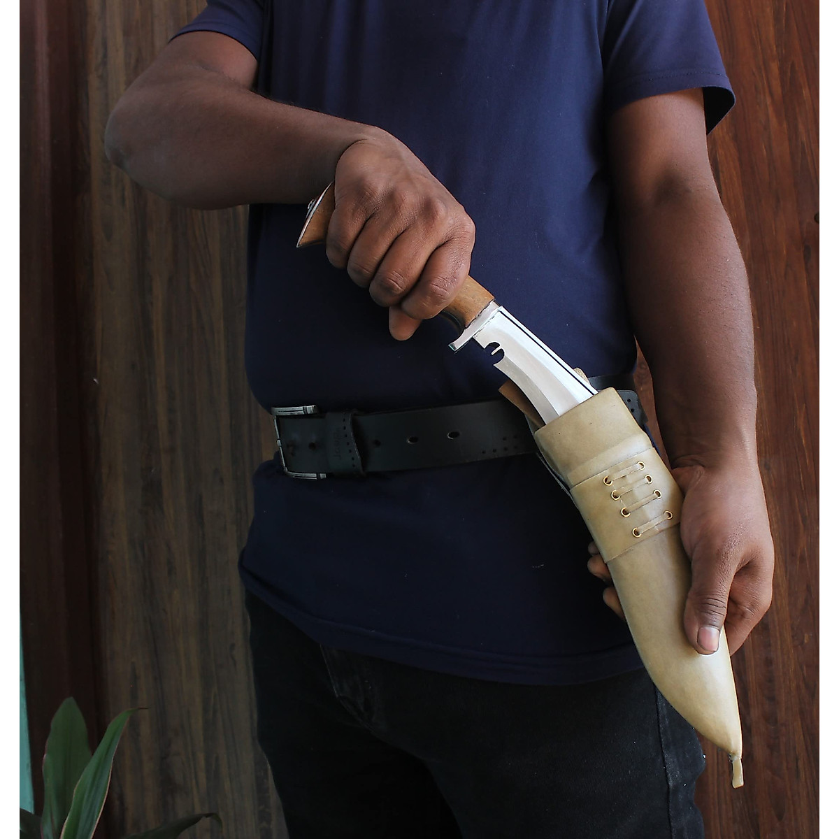 8 Inch Khukuri/Kukri Knife : Model - Iraqi Gripper Blocker, Handmade Machete, Bladed