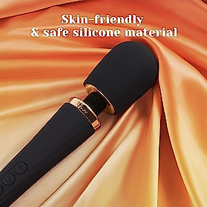 Tracy's Dog Wand Vibrator Kits for Couple, Vibrating Wand Adult Toys with 3 Attachments for Clitoral G Spot Anal Stimulation, Cordless Powerful Sex Toy for Women Partner Play with 5 Modes & 3 Speeds