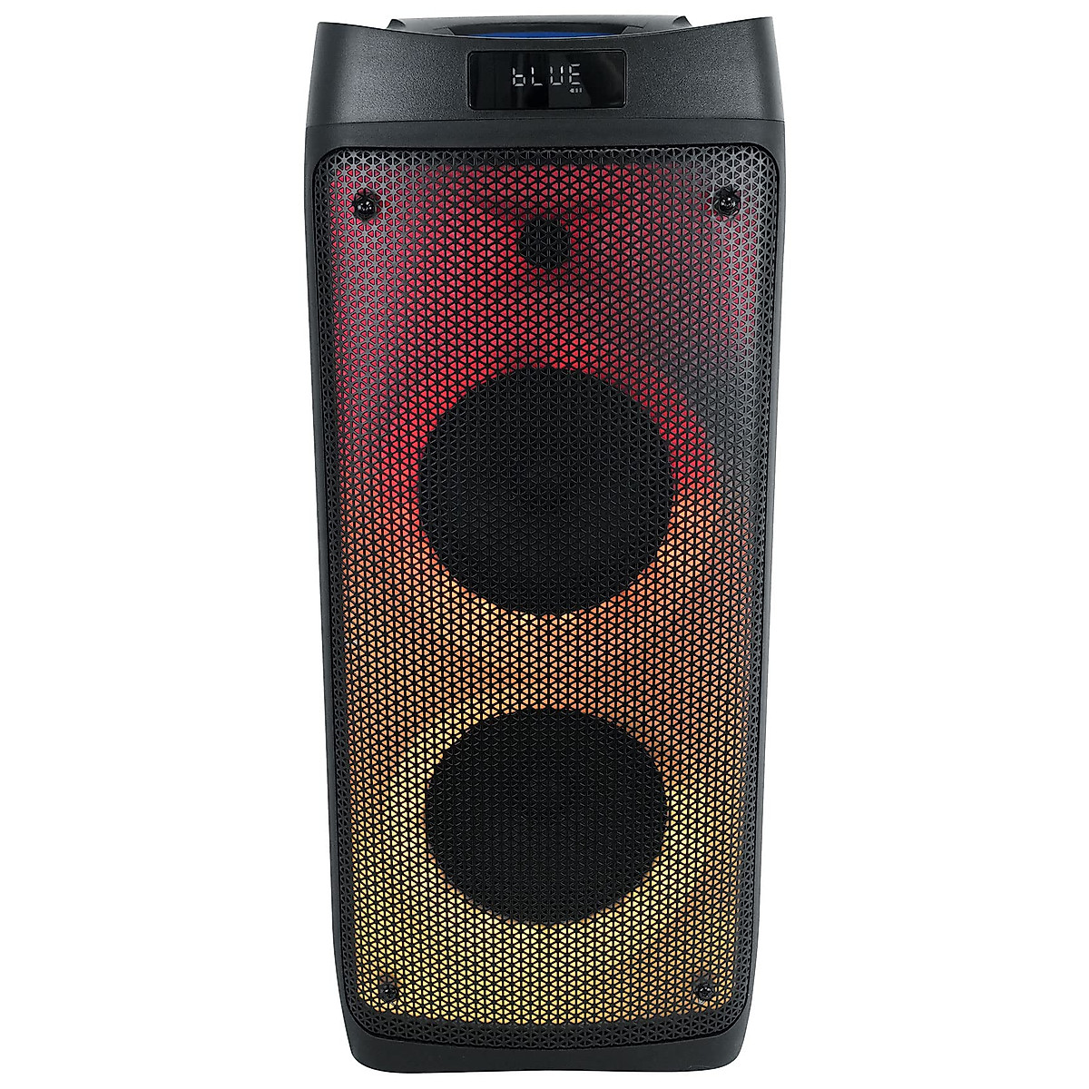 Rockville BASS Party 65 1200w Battery Powered LED Bluetooth Speaker Mic Input, Black