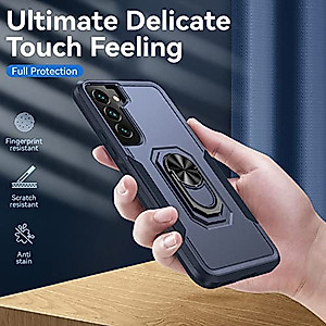 DAWEIXEAU Case for Galaxy S22 5G,Galaxy S22 5G(2022) Case Heavy Duty Rugged Shockproof Protective Cover Case for Samsung Galaxy S22 5G，6.1 inch (Blue)