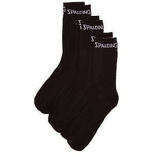 Spalding Socks Mid Cut (PU 3 Pairs) black, Größe 46-50