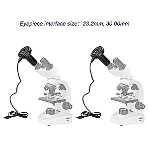 SVBONY SV189 Microscope Digital Camera, 1.3 Million Pixel USB2.0 Microscope Accessories, Suitable for Microscope Color Photography and Video