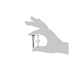 Steel Hex Bolt, Grade 2, Zinc Plated Finish, Hex Head, External Hex Drive, Meets ASME B18.2.1/ASTM A307, 2" Length, Partial Thread, 1/4"-20 UNC Threads (Pack of 100)