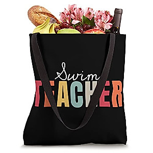 Swim Teacher Life Back To School First Day Appreciation Tote Bag